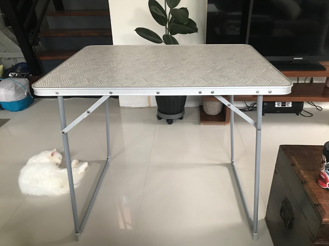DECATHLON CAMPING FOLDING TABLE, Furniture & Home Living, Outdoor ...