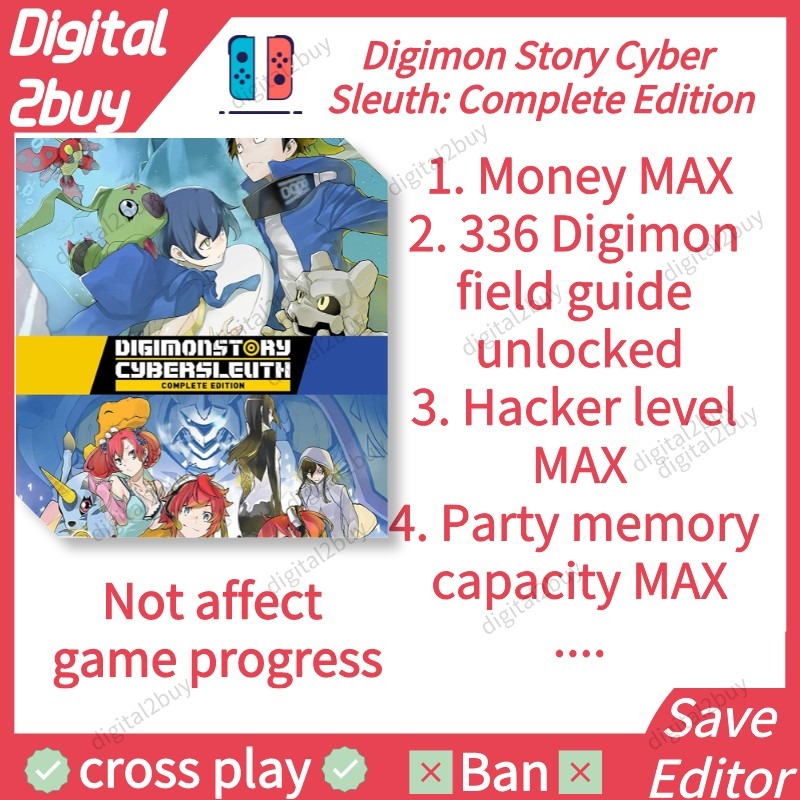Digimon Story Cyber Sleuth: Complete Edition Save Editor Save Modding, Video Gaming, Video Games ...