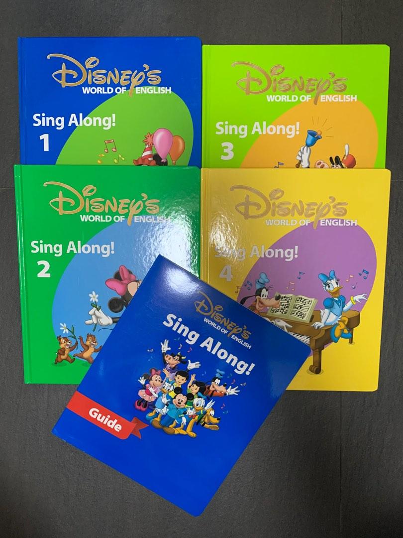 Disney World Of English Dwe 迪士尼美語世界英語學習教材 Sing Along Cd 書 Guidebook 興趣及遊戲 書本 And 文具 小朋友書