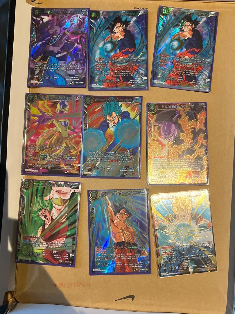 Dragonball TCG Rare SR's, Hobbies & Toys, Toys & Games on Carousell