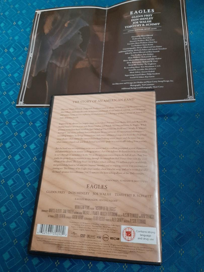 EAGLES DVD-History of the EAGLES, Hobbies & Toys, Music & Media, CDs ...