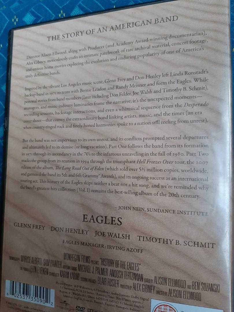 EAGLES DVD-History of the EAGLES, Hobbies & Toys, Music & Media, CDs ...