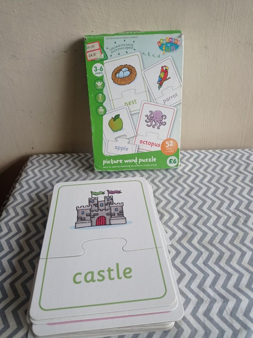 ELC Picture Word Puzzle, Hobbies & Toys, Toys & Games on Carousell