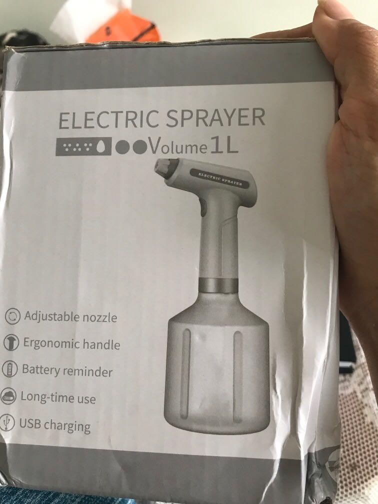 Electric Spray Volume 1L, Furniture & Home Living, Cleaning & Homecare ...