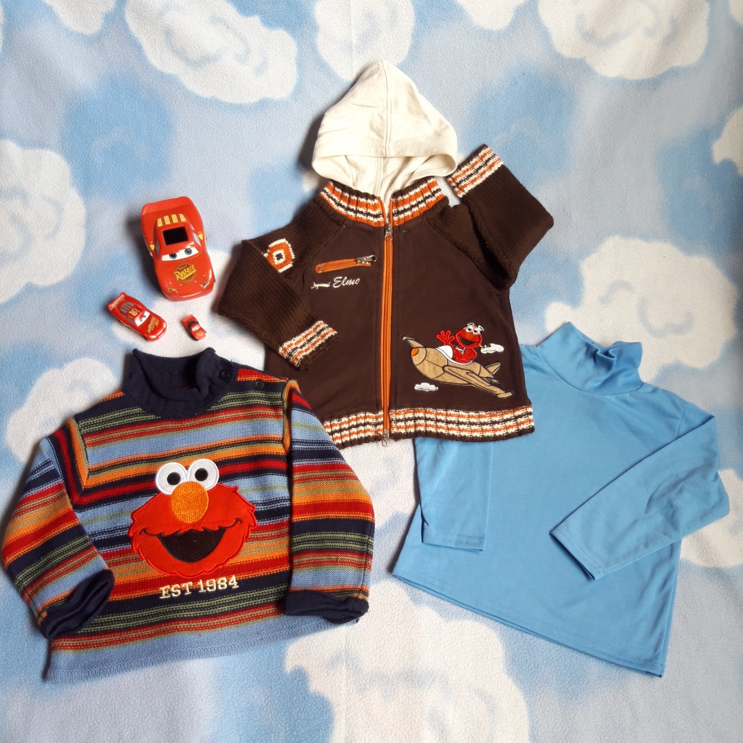 ELMO HOODIE JACKET - 24 months, Babies & Kids, Babies & Kids Fashion on ...
