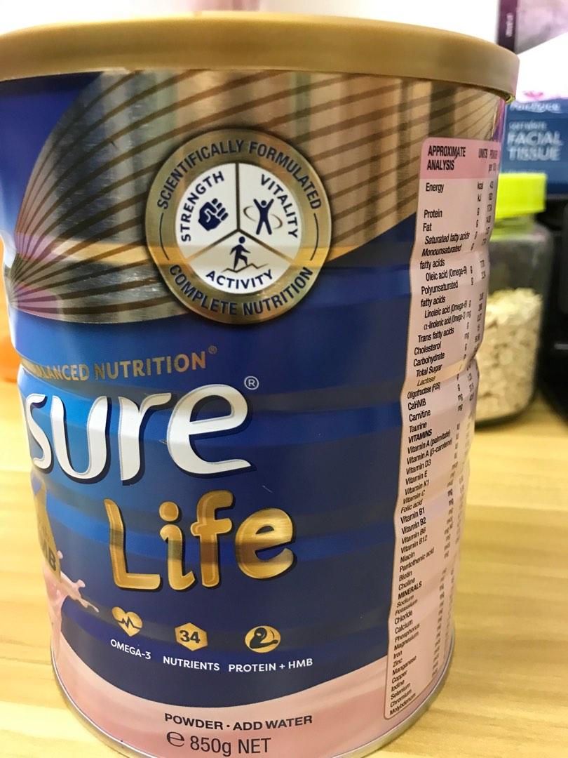 Ensure Lite Milk Powder,Strawberry (850g), Health & Nutrition, Health ...