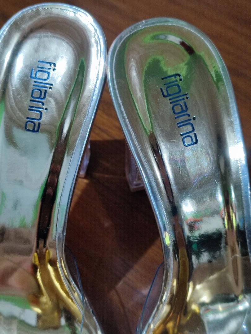 Figliarina Glass Heels, Women's Fashion, Footwear, Heels on Carousell