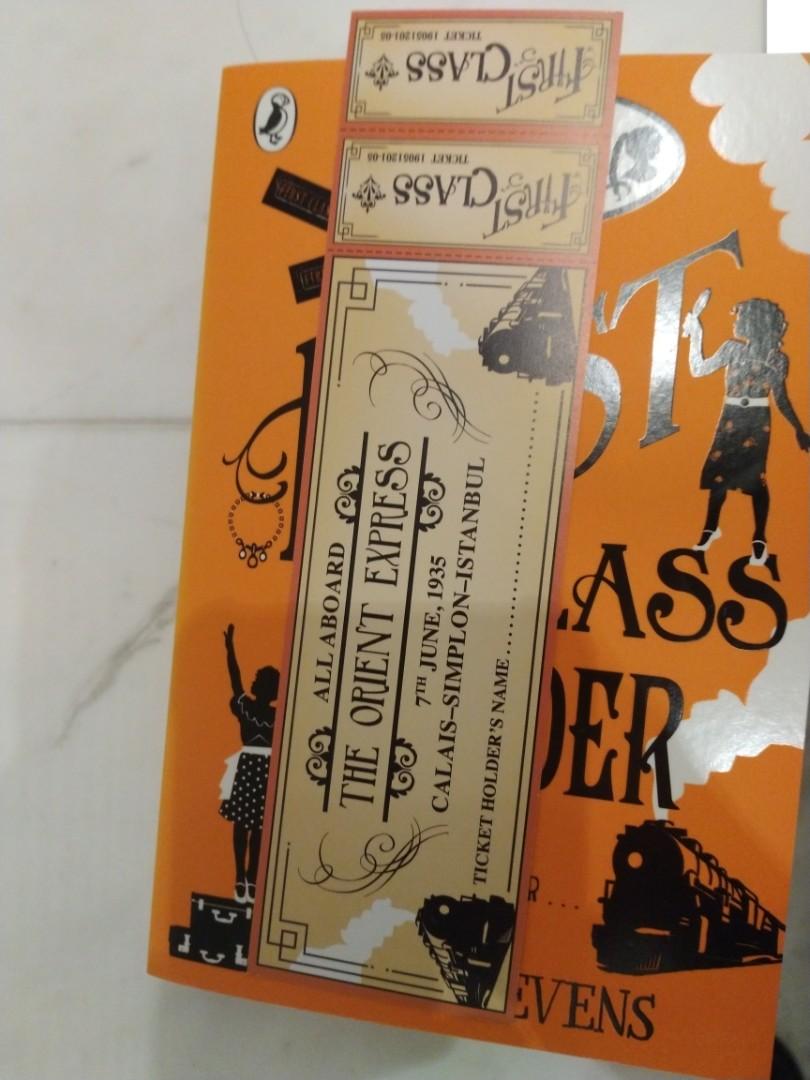 First Class Murdered by Robin Stevens + free bookmark that comes with ...