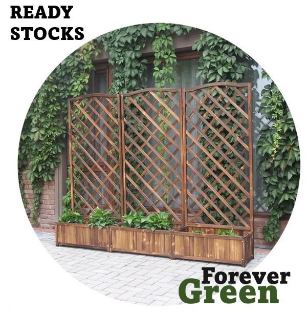 [Free Delivery] Large Garden Trellis with Planter Box, Furniture & Home ...