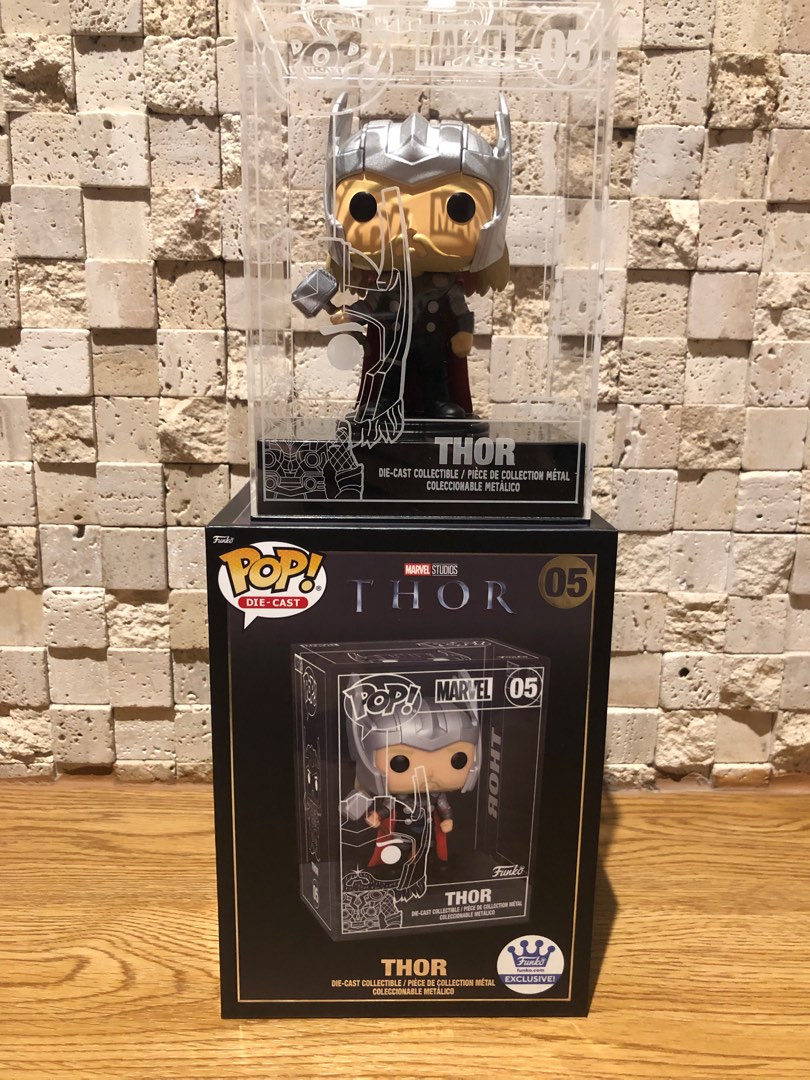 Funko Pop! Thor Die-Cast (Common), Hobbies & Toys, Toys & Games on Carousell