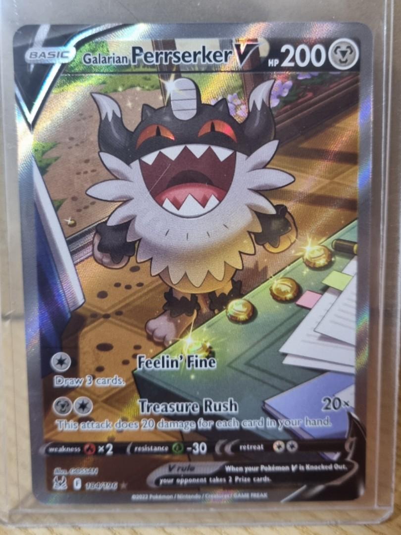 Galarian Perrserker V (AA) lost origin, Hobbies & Toys, Toys & Games on ...