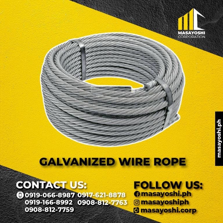 Galvanized Wire Rope | Wire Rope | Gi Wire Rope | Ropes | Rigging ...