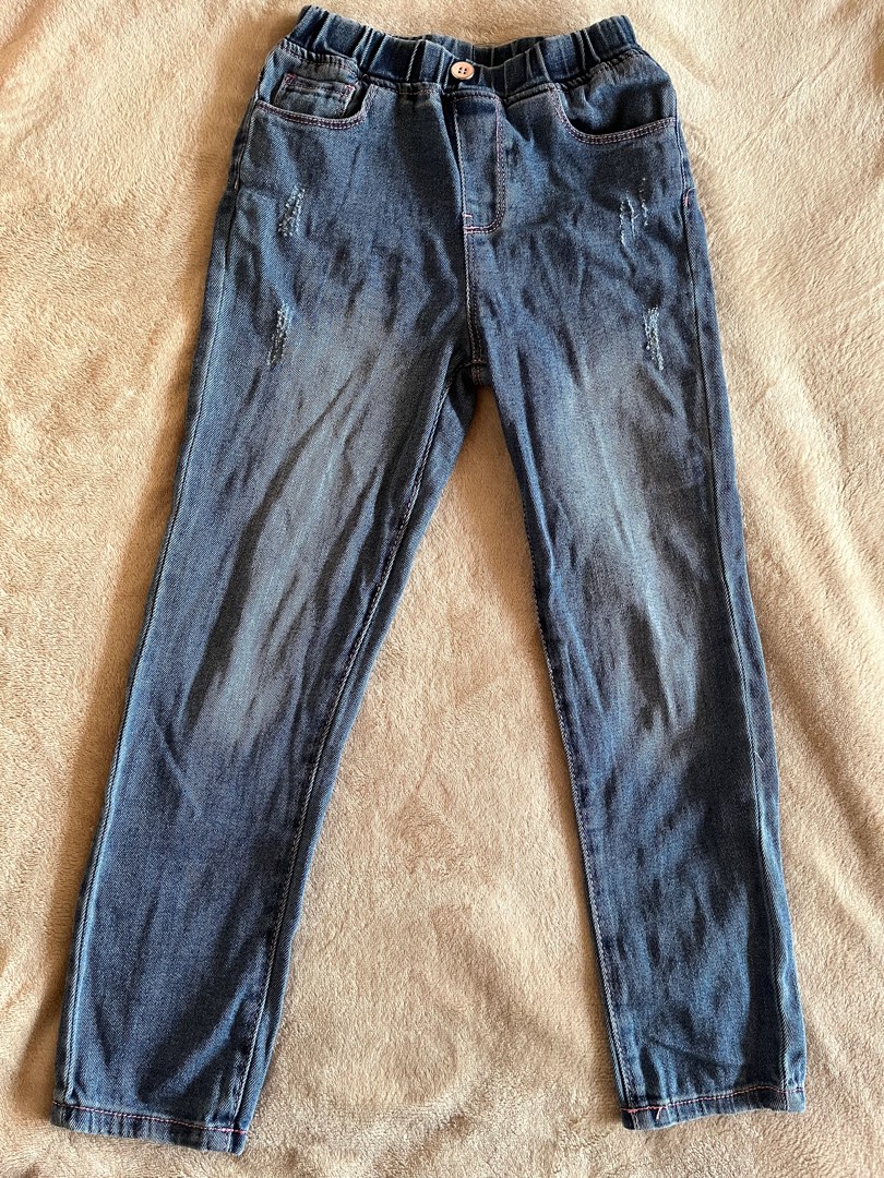 Garterized jeans for kids. Denim jeans for girls, Babies & Kids, Babies ...