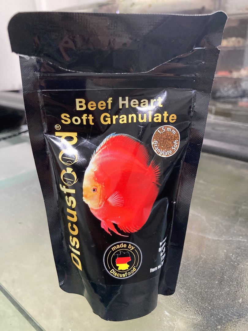 German Beef Heart Soft Granulate (80g) + FOC mini powerhead , Pet ...