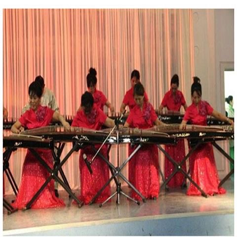 Guzheng stand 古筝架 古筝支架 站立架 Performance, Hobbies & Toys, Music & Media ...
