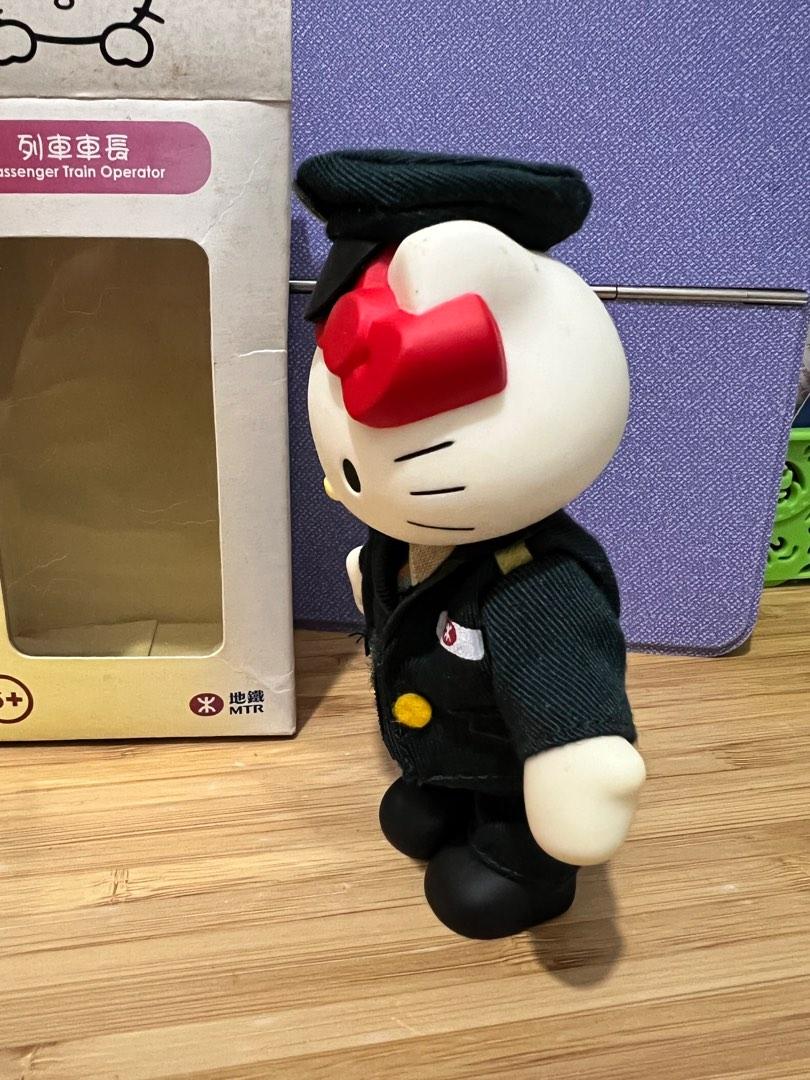 絕版中古Hello kitty 吉蒂貓 地鐵列車車長MTR公仔, 興趣及遊戲, 玩具 & 遊戲類 - Carousell