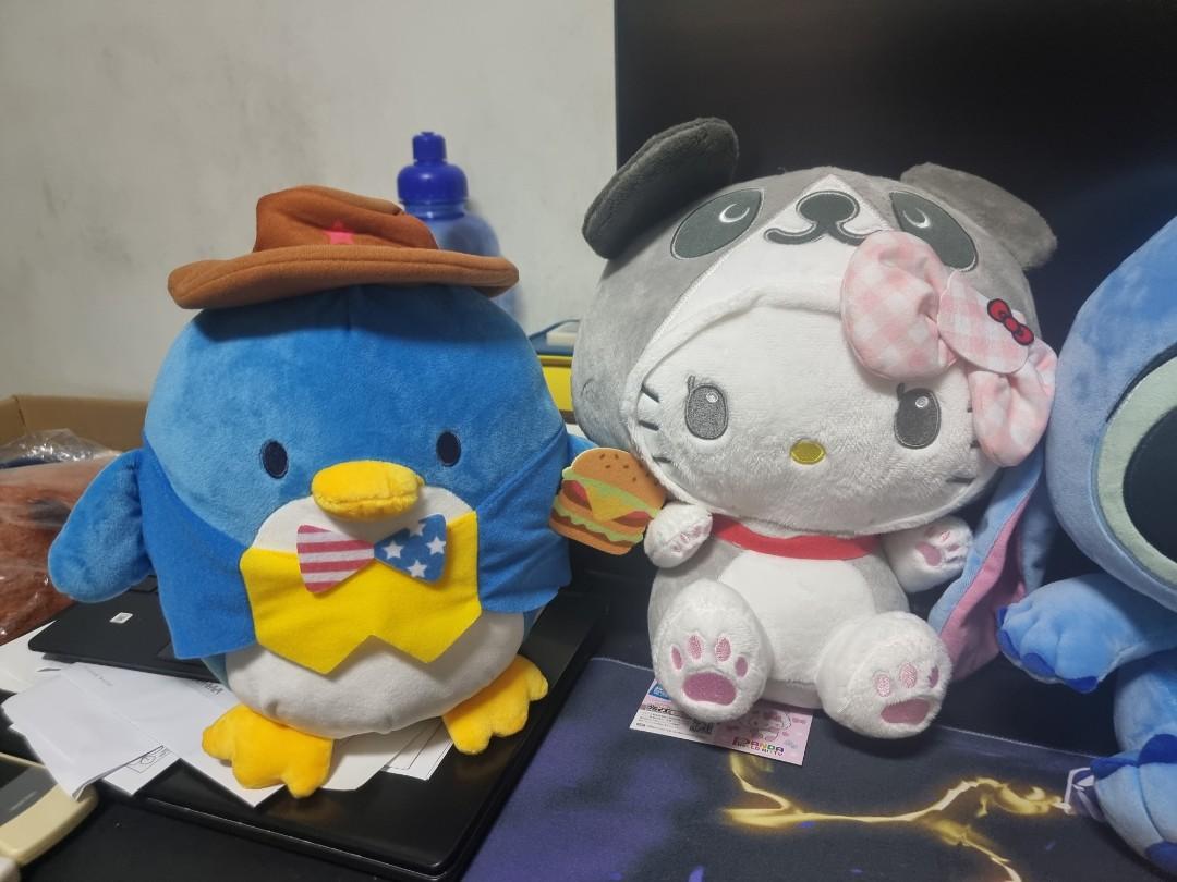 Hello Kitty Stitch Chopper Bunny Shin Chan Tuxedo Sam Plush, Hobbies ...