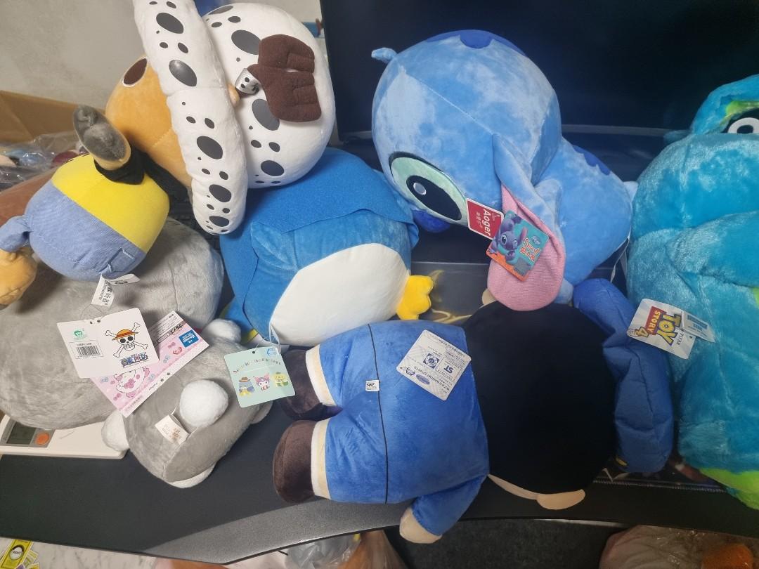 Hello Kitty Stitch Chopper Bunny Shin Chan Tuxedo Sam Plush, Hobbies ...