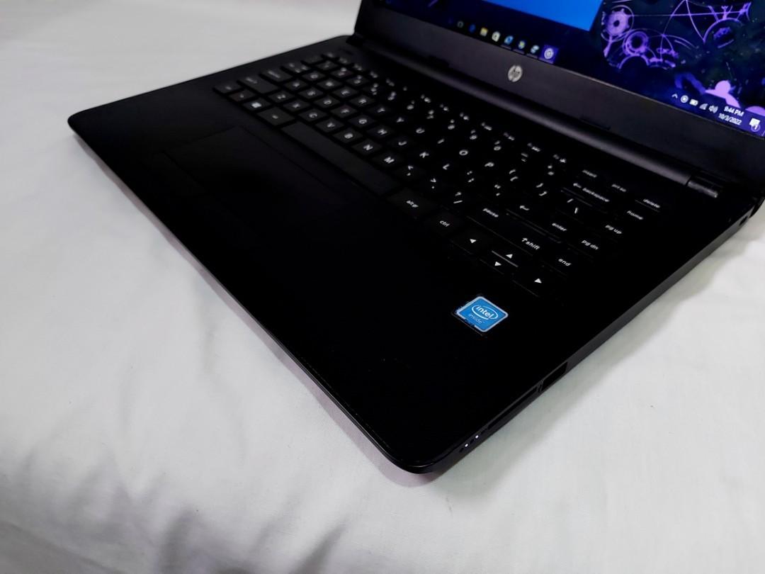 HP 14 Matte Black Intel Celeron N3060 6th Gen 4GB Ram DDR3L 500GB HDD ...