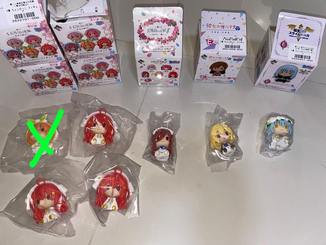 WTS WTT ichiban kuji mini figures chokkoko quintessential quintuplets ...