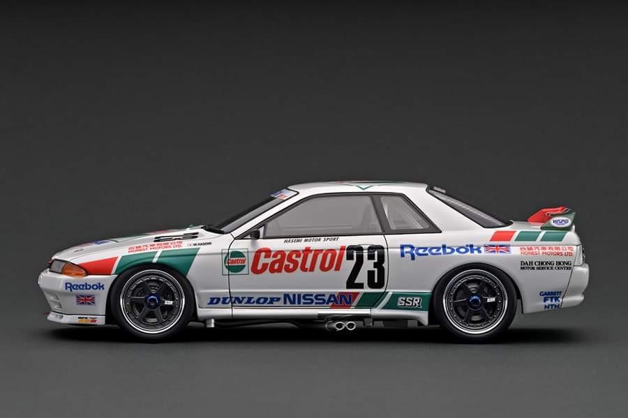 ig 1:18 Nissan Skyline GT-R R32 Castrol #23 1990 Macau with Engine ...