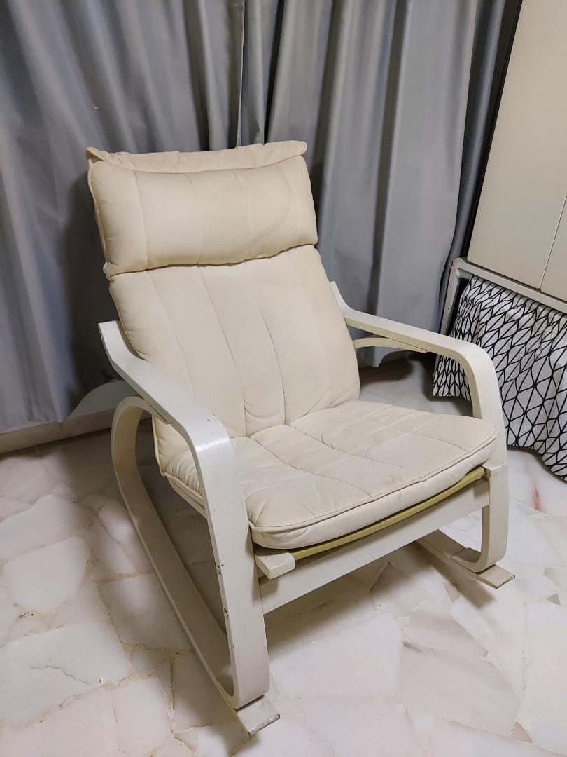 Ikea Poang rocking chair, Furniture & Home Living, Furniture, Chairs on ...