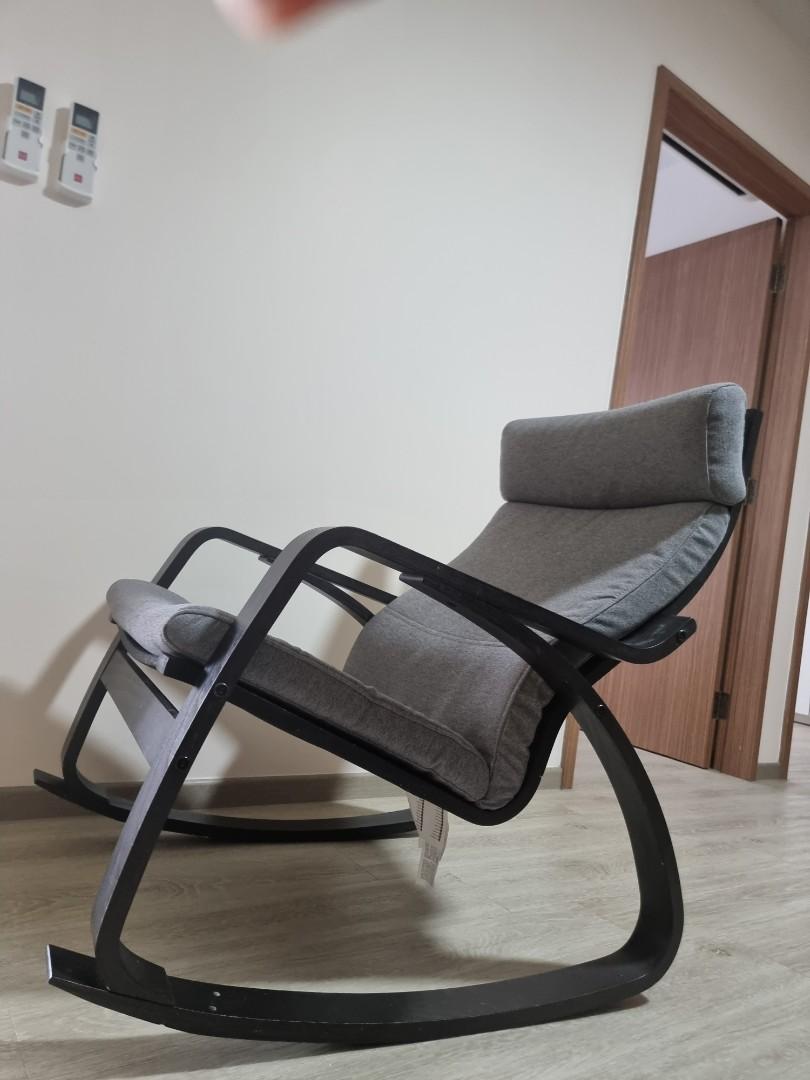 IKEA poang rocking chair, Furniture & Home Living, Furniture, Chairs on ...