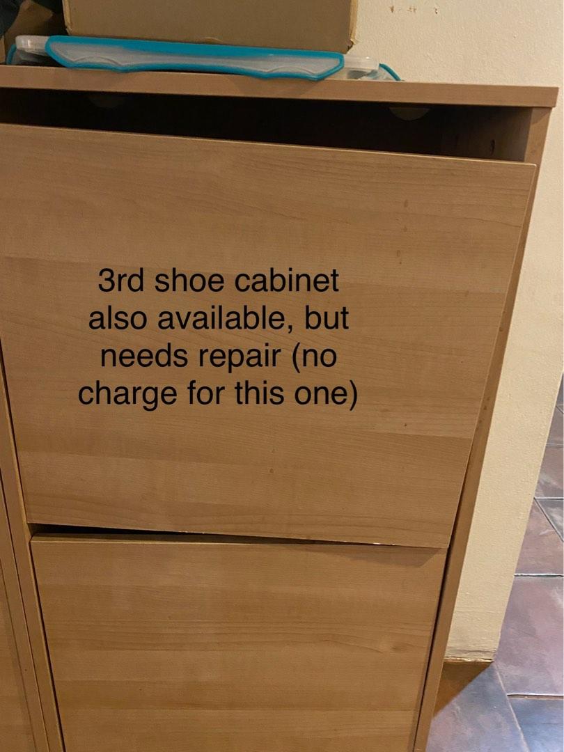 Ikea shoe cabinet - BISSA (2 units available), Furniture & Home Living ...