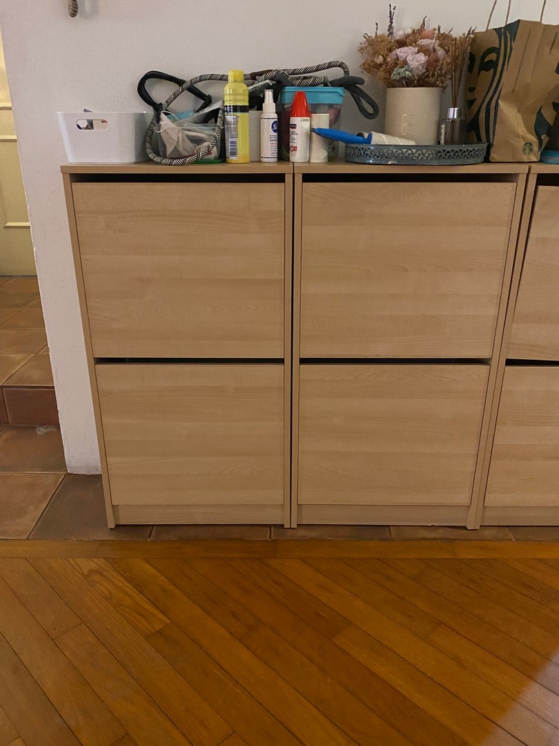 Ikea shoe cabinet - BISSA (2 units available), Furniture & Home Living ...