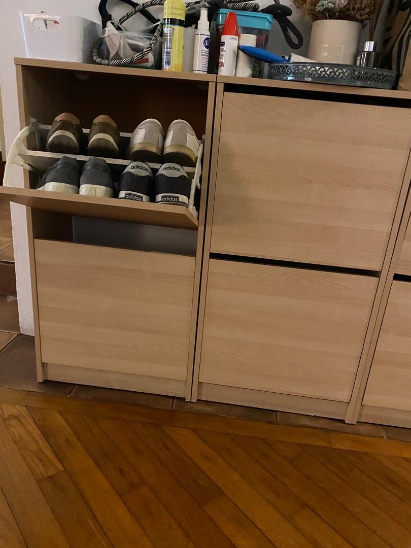 Ikea shoe cabinet - BISSA (2 units available), Furniture & Home Living ...