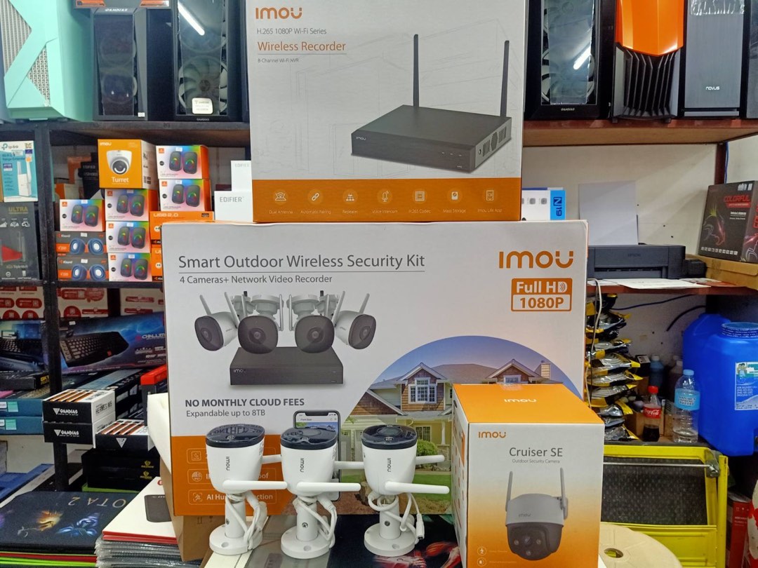 IMUO WIRELESS OUTDOOR CCTV KIT, Furniture & Home Living, Security ...