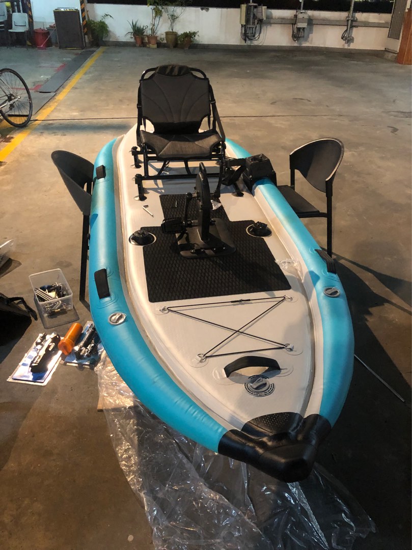 Inflatable Pedal Kayak, Sports Equipment, Sports & Games, Water Sports ...