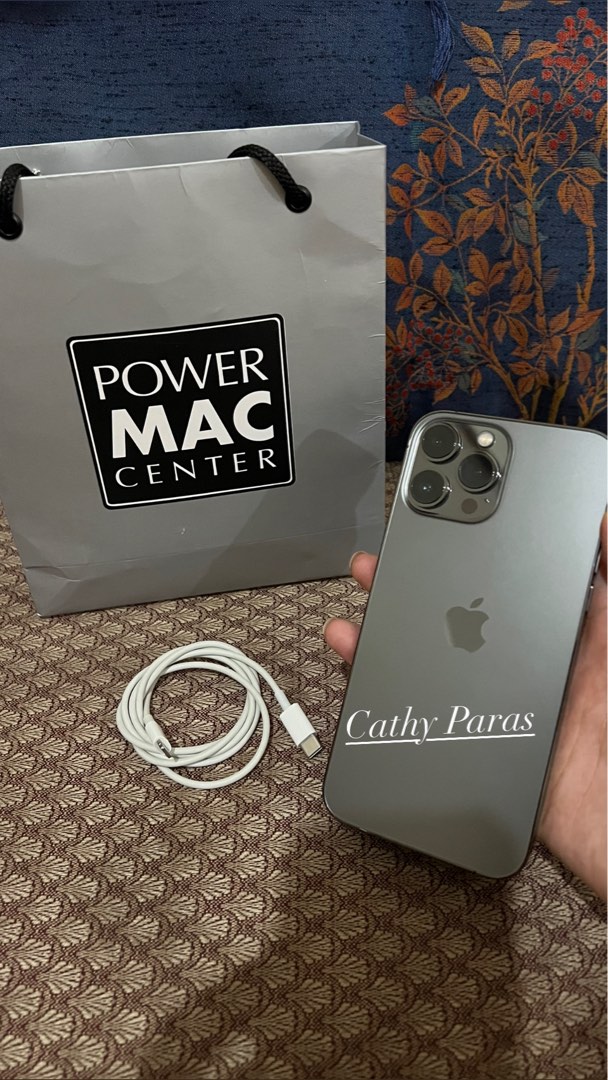 iPhone 13 ProMax (128GB/Graphite/Globelocked) Open for swap to lower ...