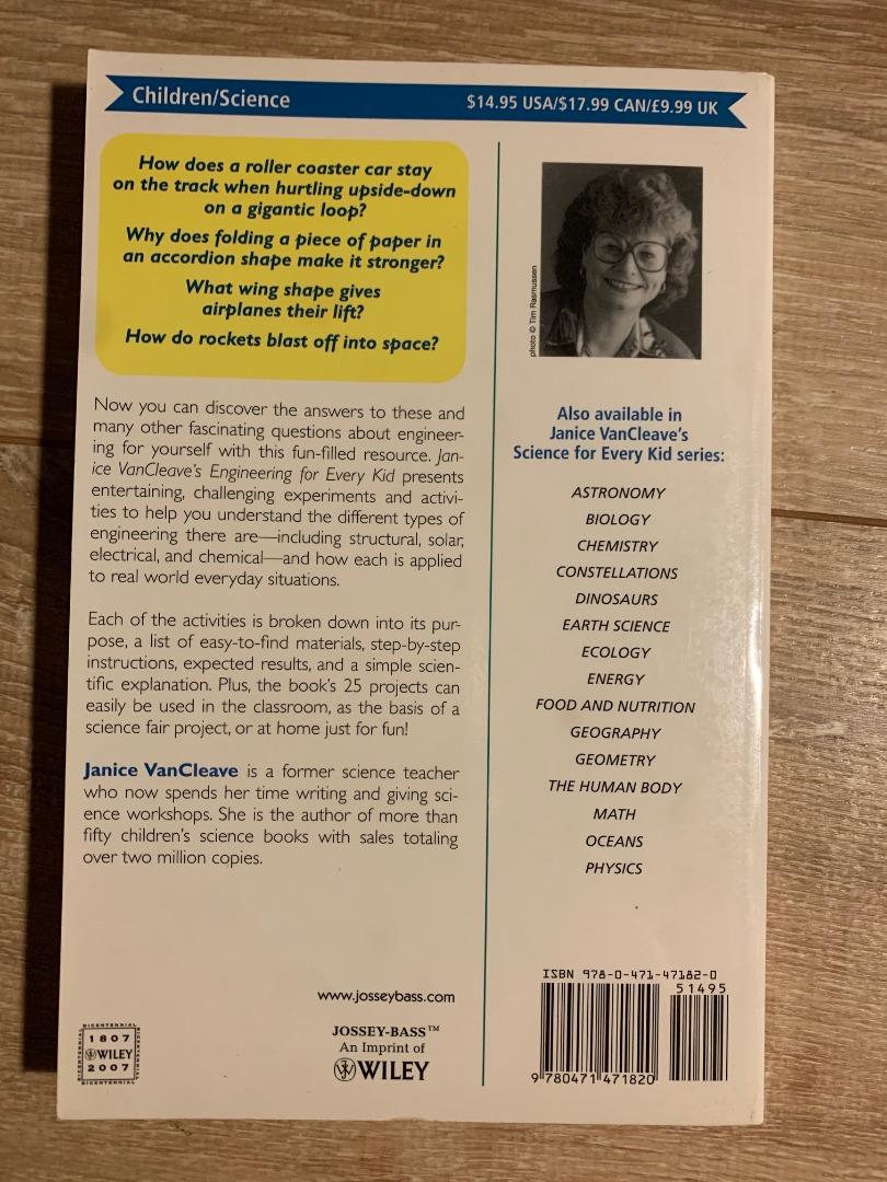 Janice VanCleave's Engineering for Every Kid: Easy Activities That Make ...