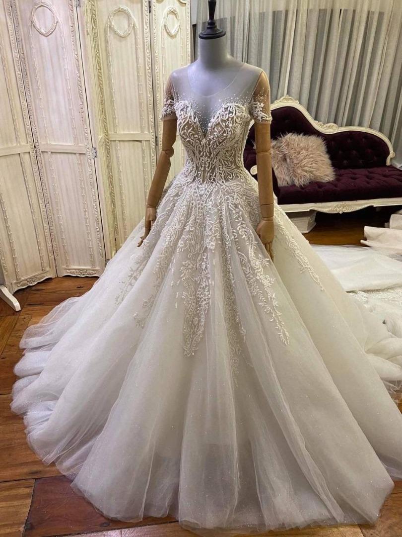 Jazel Sy Designer Wedding Gown, Women's Fashion, Dresses & Sets ...