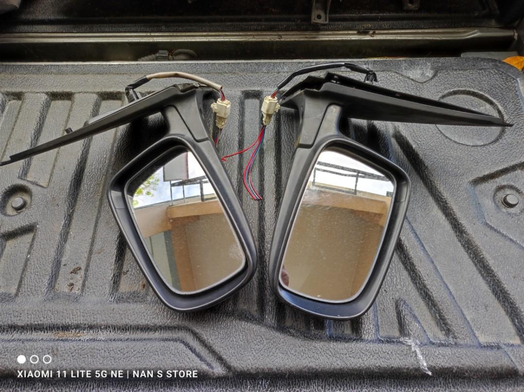 JDM side mirror Passo boon automatic 5 wire myvi lama lengkap suis ...