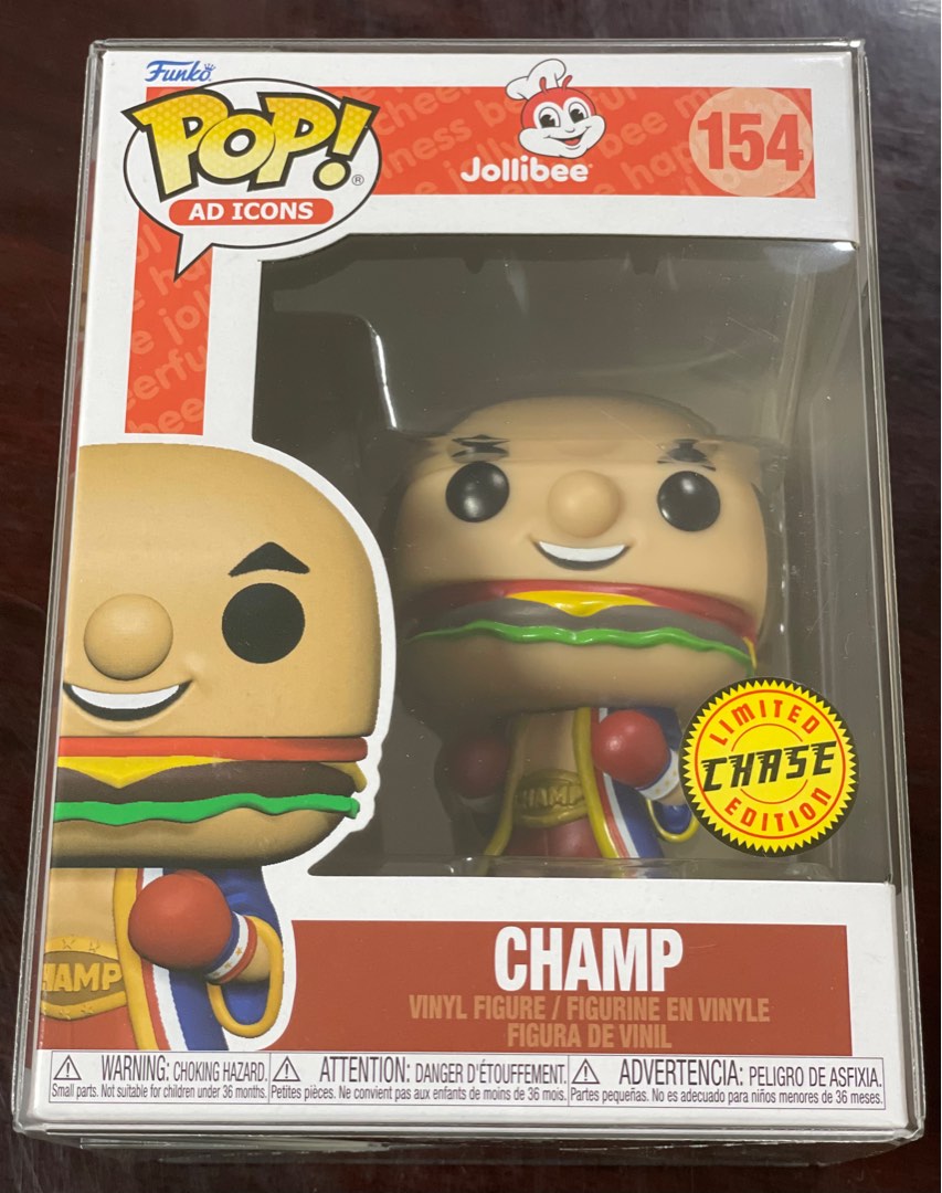 Jollibee Champ LE Chase Funko Pop, Hobbies & Toys, Toys & Games on ...