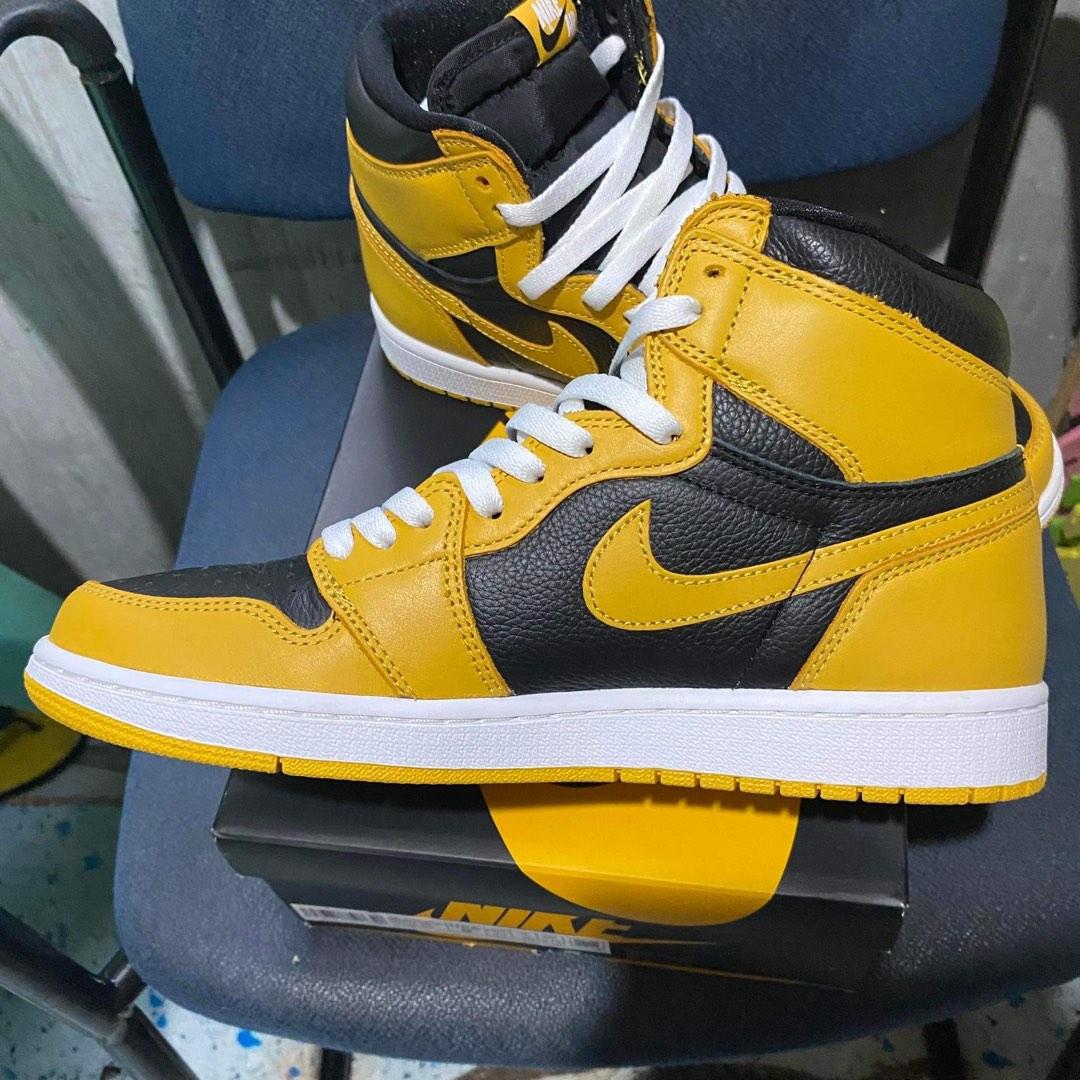 Jordan 1 High Pollen, Men's Fashion, Footwear, Sneakers on Carousell
