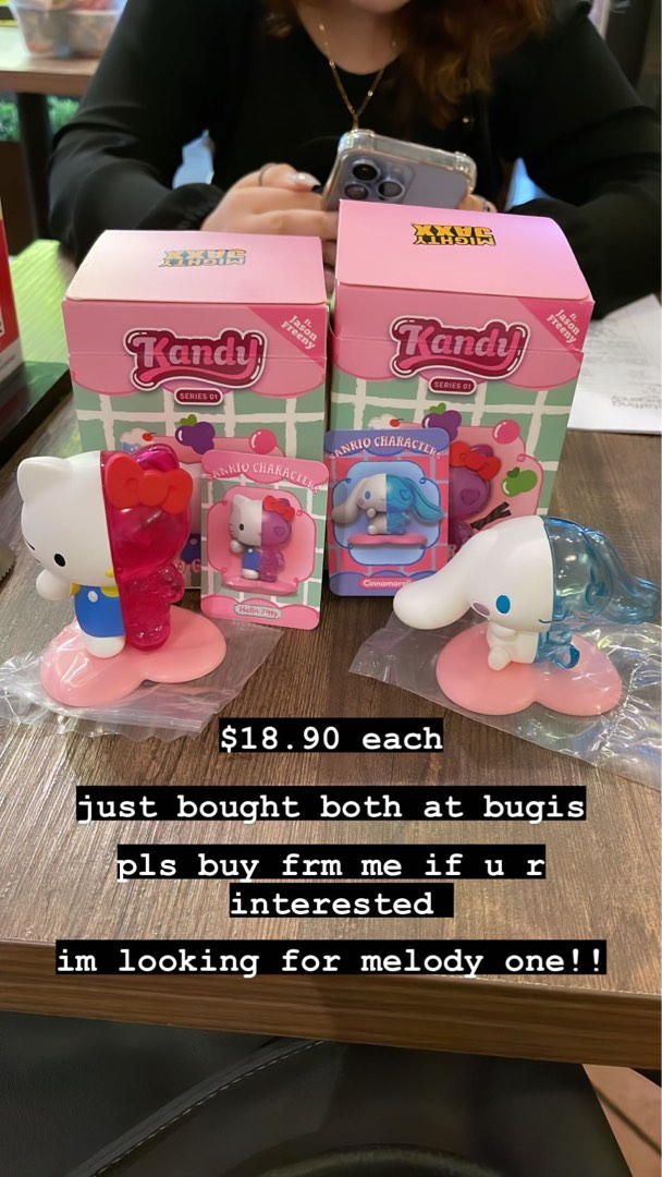 Kandy Sanrio Popmart, Hobbies & Toys, Toys & Games on Carousell