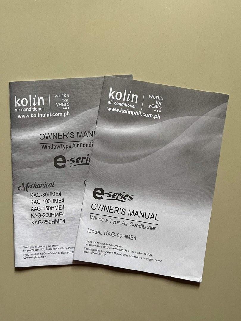 Kolin Aircon 1.0 Hz, TV & Home Appliances, Air Conditioning and Heating ...