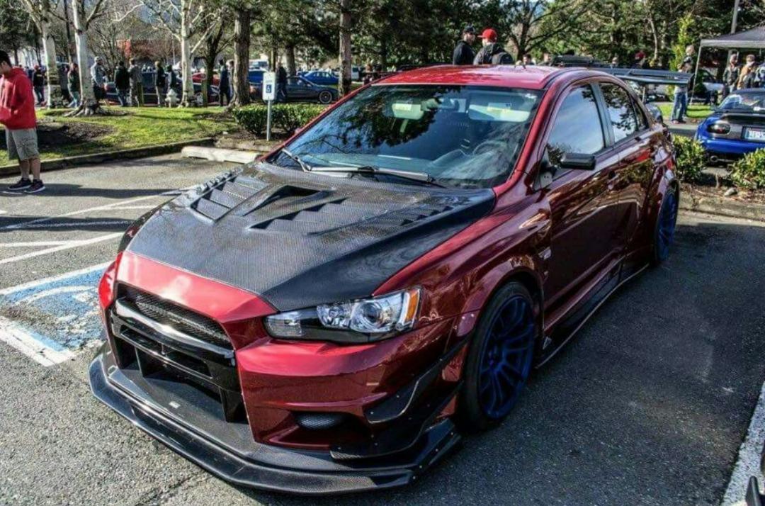 Lancer Ex/ Evo X Front Carbon Lower Lip (CF), Car Accessories ...