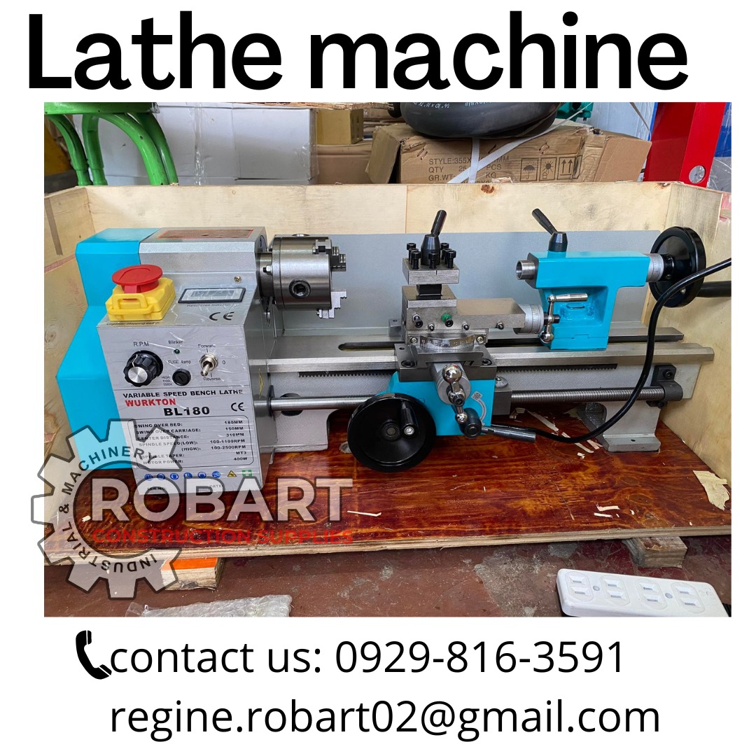 Lathe machine, Commercial & Industrial, Construction Tools & Equipment ...