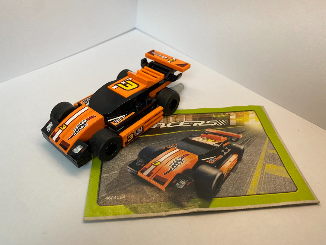 Lego Racers Collectible (Orange), Hobbies & Toys, Toys & Games on Carousell