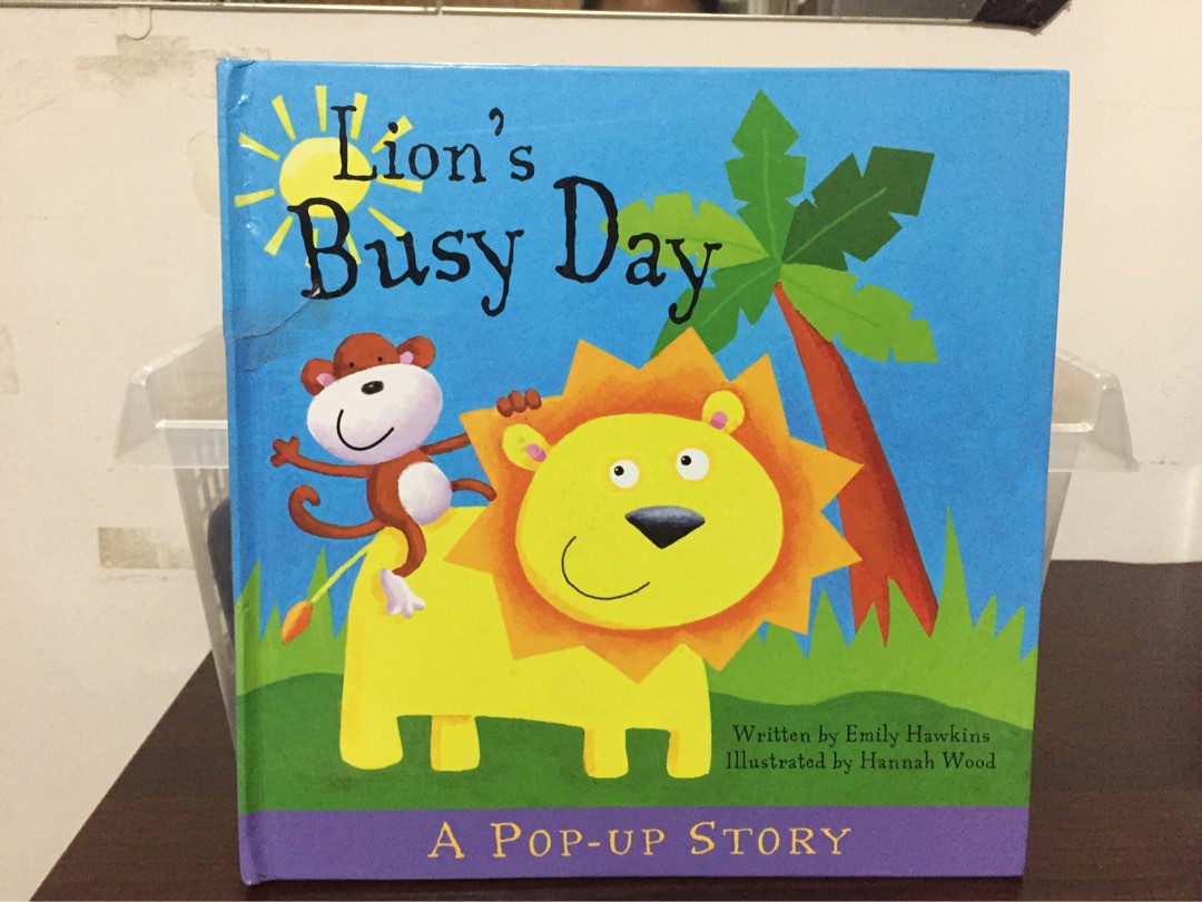 Lion busy day, Hobbies & Toys, Books & Magazines, Children's Books on ...