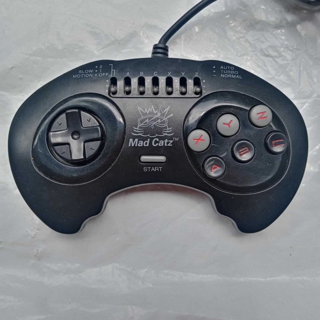 Mad Catz Sega Genesis 6-Button Turbo Controller (1993), Video Gaming ...