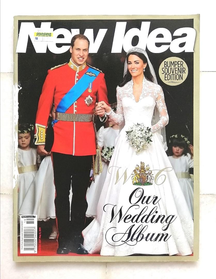 MAGAZINE - NEW IDEA MAGAZINE WILLIAM & KATE OUR WEDDING ALBUM BUMPER ...