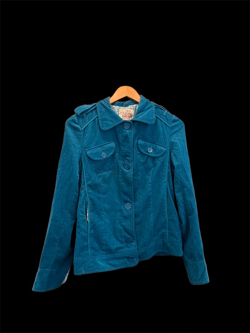 MANGO Velvet Jacket, Women's Fashion, Coats, Jackets and Outerwear on ...