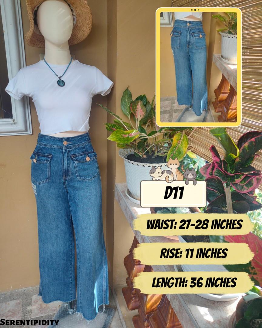 Maong Pants with Cute front pockets, Women's Fashion, Bottoms, Jeans on ...