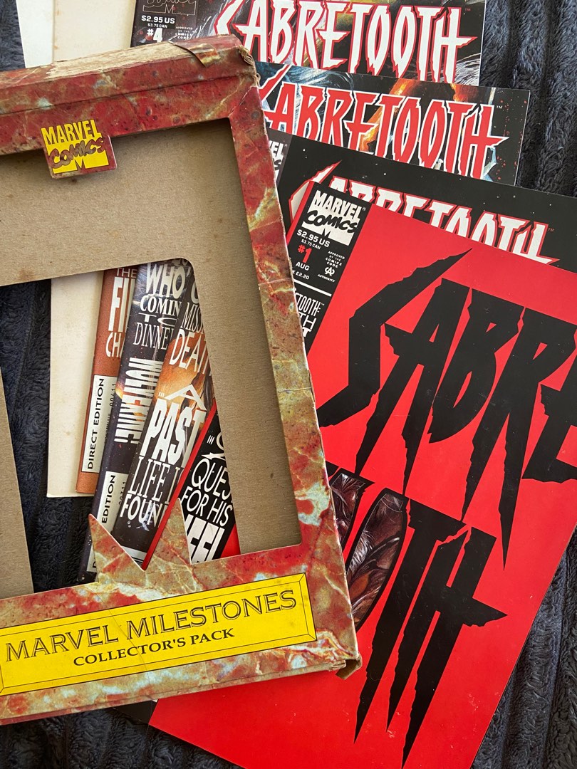 MARVEL MILESTONES COLLECTORS PACK SABRE TOOTH, Hobbies & Toys, Books ...