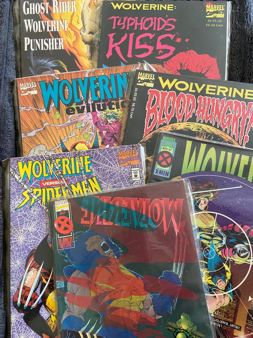 MARVEL WOLVERINE COLLECTION VINTAGE RARE, Hobbies & Toys, Books ...